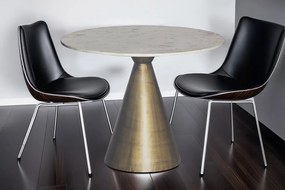 Kulatý jídelní mramorový stůl Cone 100cm