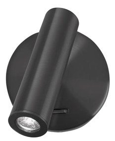 Designové nástěnné svítidlo Laredo černé