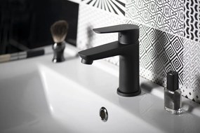 Aqualine, LOTTA Nástěnná vanová baterie, rozteč 150mm, černá, LT610B