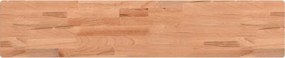 vidaXL Nástěnná police 100 x 20 x 1,5 cm masivní bukové dřevo [356024] Barva: Hnědá