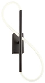 Redo 01-2109 nástěnné LED stmívatelné svítidlo Corral pískově černé, 13W, 3000K, 45cm