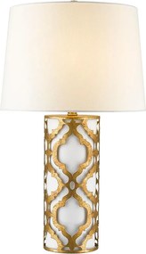 Stolní lampa Elstead Arabella 70 cm Patinované zlato 1x E27