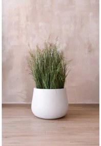Pokojový květináč GIRAR, sklolaminát, průměr 31 cm, bílý