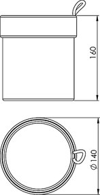 Gedy Gedy, MALVA kosmetický organizér, tortora, 100266