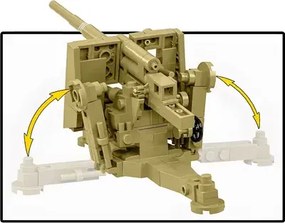 COBI 3141 Flak 18 8,8 cm / Stavebnice / 1:32 / 232 kostek / 1 figurka