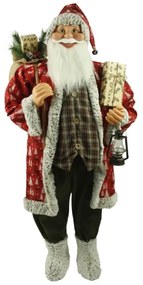 Dekorace Santa Claus Tradiční vzorovaný 150cm