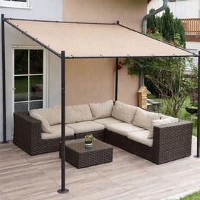 Zahradní pergola Lowa 3x3 m béžová/černá