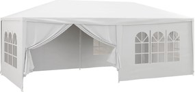 Outsunny Zahradní Stan 6x3 m Odnímatelný Zahradní Altán se 4 Okny a 2 Zipovými Dveřmi, 6 Bočními Stěnami a Voděodolným Pavilonem pro Terasu, Patio a …