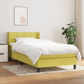 vidaXL Box spring postel s matrací 80 x 200 cm textil [3129669] Barva: Černá
