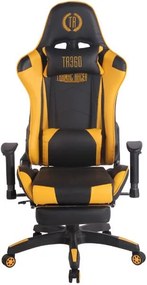 Kancelářská židle Ivanna černá/žlutá