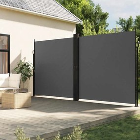 Zatahovací Boční Markýza 200 X 1 200 Cm Antracitová - 100 x 600 cm