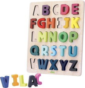 Vkládací puzzle abeceda ADRIEN vícebarevné