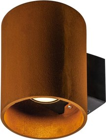 LA 1004651 RUSTY® UP/DOWN WL venkovní LED nástěnné přisazené svítidlo kulaté rezavé CCT switch 3000/4000 K - BIG WHITE (SLV)