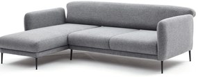 Hanah Home Rohová pohovka VENUS šedá levá 825BLC2767