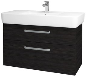 Dřevojas Koupelnová skříň Q MAX SZZ2 100 Varianta: D08 Wenge / Úchytka T02 / D08 Wenge