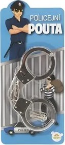 Pouta policejní kov 17 cm s klíčem / Hračka / od 3 let