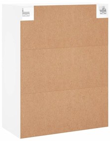 Nástěnné skříňky 2 ks bílé kompozitní dřevo,  3197913
