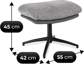 Houpací křeslo Sanur 2, šedá