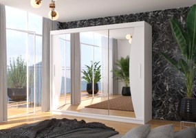 ADRK Furniture Skříň s posuvnými dveřmi a zrcadlem DIEGO 250 ADRK-SW-DIE-W-250