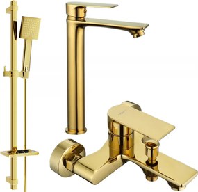 Mexen Royo DQ45 vana set, zlatý - 72213DQ45-50