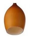 Azzardo - Náhradní sklo k lustru IZZA - žlutá pr. 13 cm 8590828235712