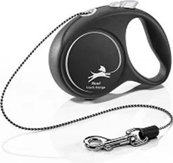 Flexi vodítko Design černé XS 3m/8kg lanko