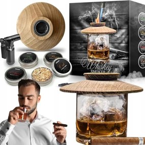 Whisky Smoker Sada na uzení nápojů Dárek ke Dni chlapců