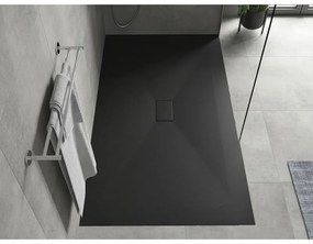 Mexen Hugo, SMC obdélníková sprchová vanička 150 x 100 cm, černá matná, 42701015
