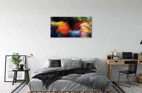 Obrazy na plátně fraktály 125x50 cm