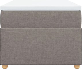 Box spring postel s matrací taupe 90x190 cm textil 3285342