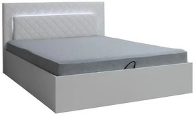 Luxusní ložnice Panarea, bílý lesk