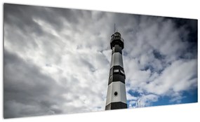 Maják s mraky (100x40cm)