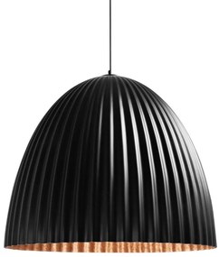 OnaDnes -20% Nordic Design Černo měděné kovové závěsné světlo Liss 70 cm