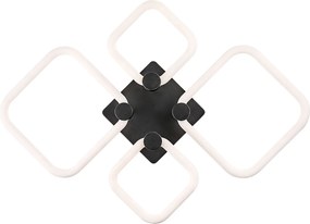 Rabalux Černé stropní LED svítidlo Sotiris 540mm 47W CCT s DO 71006