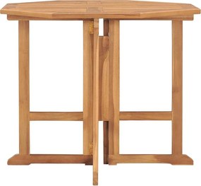 Skládací zahradní jídelní stůl 90 x 90 x 75 cm masivní teak 315447