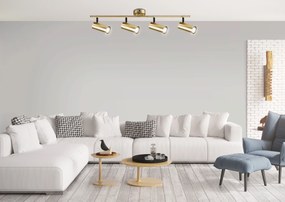 Mosazné stropní svítidlo Colly pro žárovku 4x GU10  - Candellux