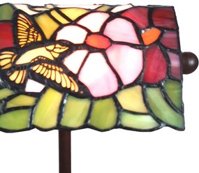 Stolní lampa Tiffany Oiseau – 15x15x33 cm