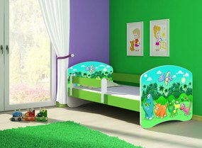 Dětská postel - Dinosaur 2 180x80 cm zelená