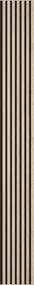 Mexen Lam-F, akustické stěnové lamely 275 × 31,5 cm, filc 6 mm, dub perlový, S105-275317-2812-058