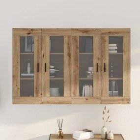 Nástěnné skříňky 2 ks dub artisan 69,5 x 34 x 90 cm 3394582