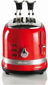 Ariete Modern Toaster červená / Sendvičovač na 2 sendviče / 815W / 6 n