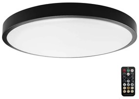 LED Koupelnové stropní svítidlo se senzorem LED/36W/230V 4000K IP44 černá