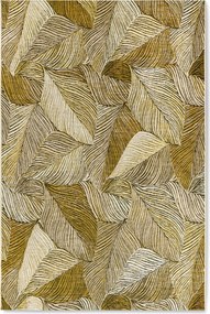 Villeroy & Boch Kusový koberec 106059 Gold, Black – na ven i na doma, 160x235, žlutá, chodba / předsíň