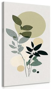 Obraz rostlinky v bohémském provedení - 50x100