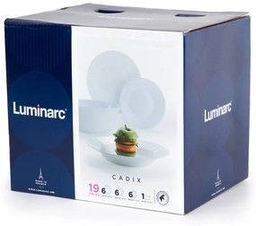 Luminarc 19dílná jídelní sada Cadix
