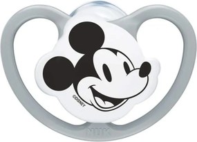 Dudlík NUK Perfect Match Air Disney Mickey Mouse 6-18 měsíců grey velikost 6-18 m