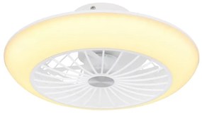 Globo 03632W - LED Stropní svítidlo s ventilátorem LAFEE LED/18W/230V