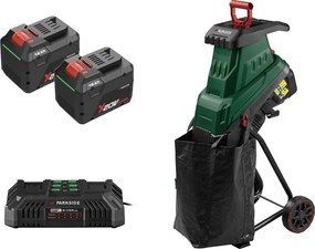 Parkside® Aku nožový drtič Pamh 40 A1, 2x Smart 12 Ah