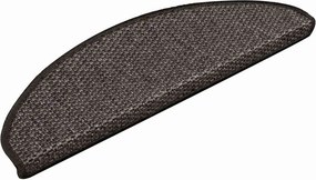 Samolepící nášlapy na schody vzhled sisal 15 ks 65x21x4 cm 326873