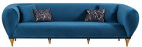 Hanah Home Třímístná pohovka MEBLON modrá 867UNQ1552